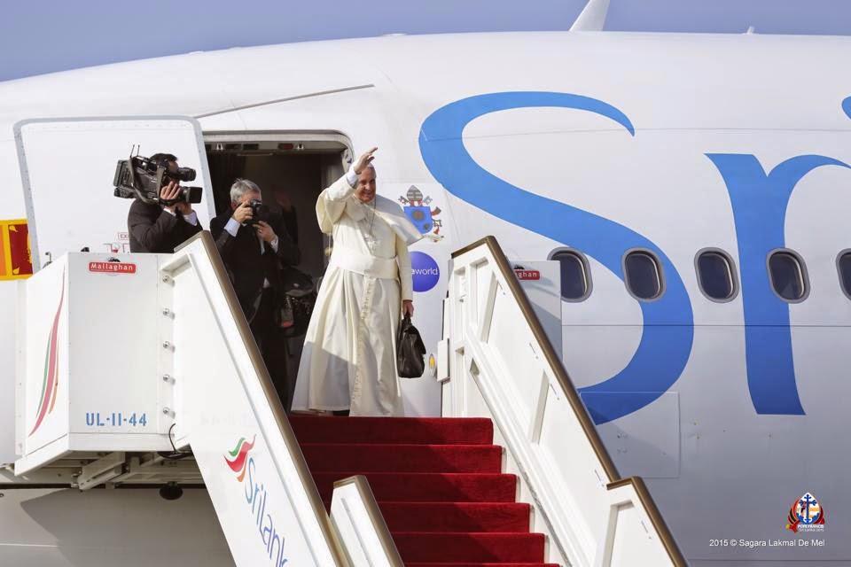 Pope Francis in the Philippines: Aboard the Papal Flight - Philippine ...