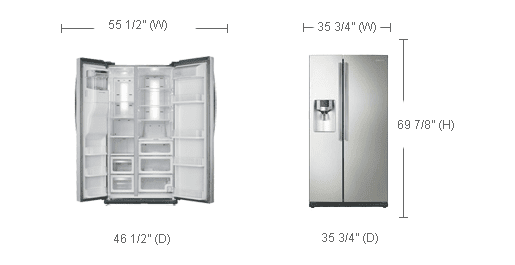 Here You Can Find And Buy Samsung Refrigerator: Samsung Rs267tdrs