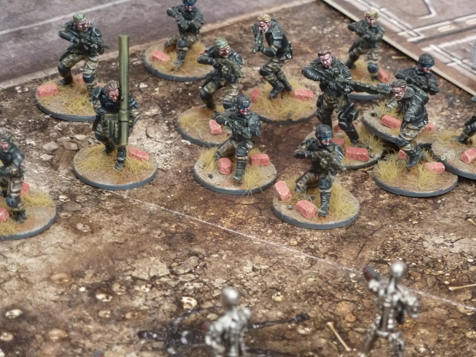 Volley Fire Painting : Terminator Genisys Miniatures Game review