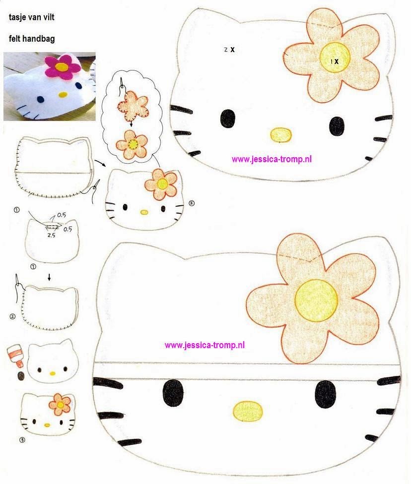 DIY Hello Kitty Purse. - Oh My Fiesta! in english