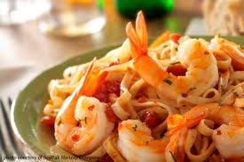 Down to Earth: Shrimp in Spicy Red Sauce... AMAZING