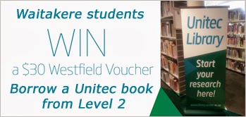 Library News - Unitec: Be in to WIN at Unitec's Waitakere Library