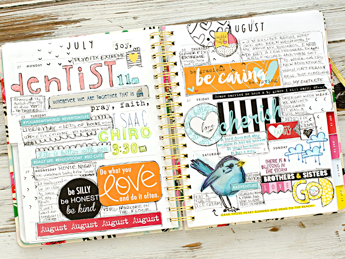 Mixed Media Creative Planning | August 2015 - Week 1 - Heather ...