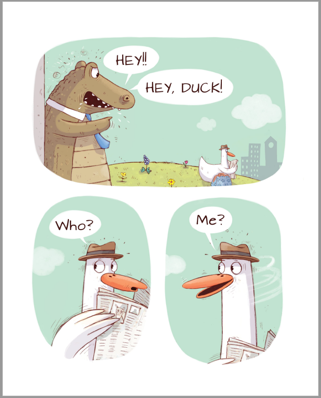 Let's Talk Picture Books: NOBODY'S DUCK