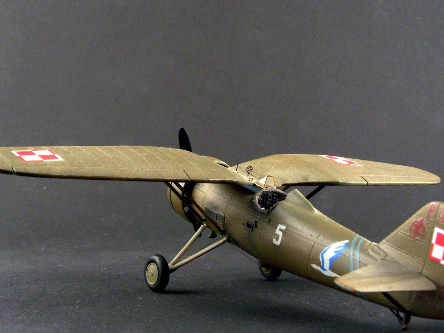 Modele z Szachownicą: PZL P.7a (2003 rok Wrzesień '39 # 1)