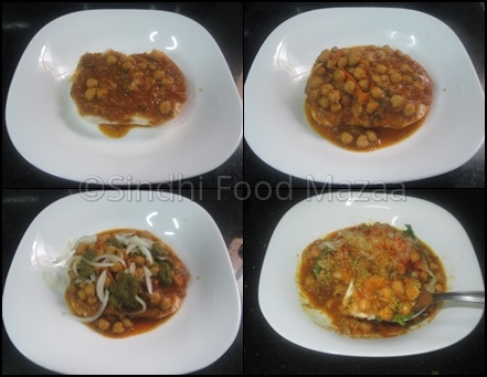 Sindhi Food Mazaa: CHOLA DHABALA / CHANA BREAD CHAAT / SINDHI STREET FOOD