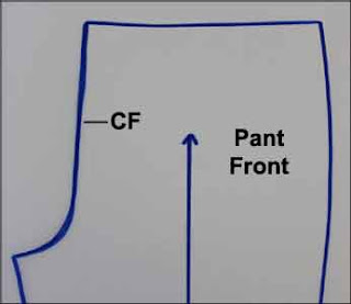 Sure-Fit Designs™ Blog: Pants - Curving the Center Front Seam for the ...