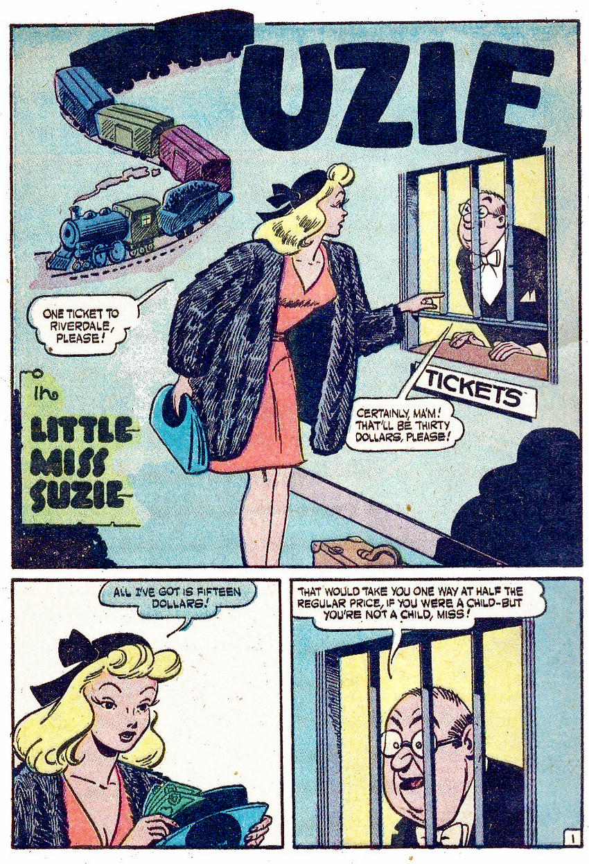 Pappy's Golden Age Comics Blogzine: Number 1992: Happy New Year: Suzie ...
