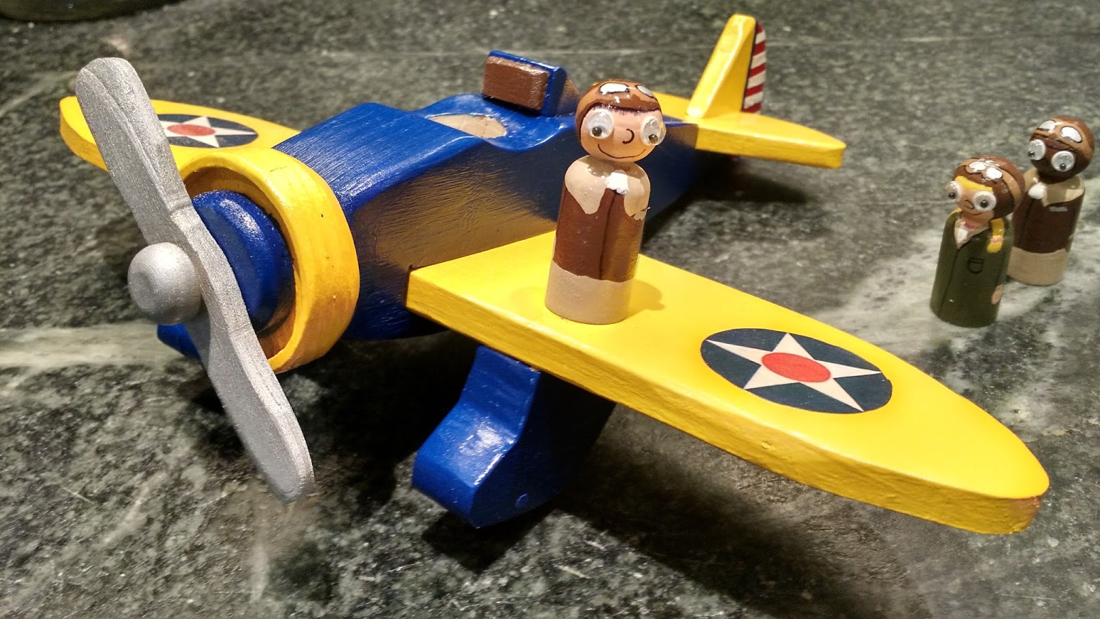 Making a Toy Airplane (P26 Peashooter) ~ Toy Making Dad