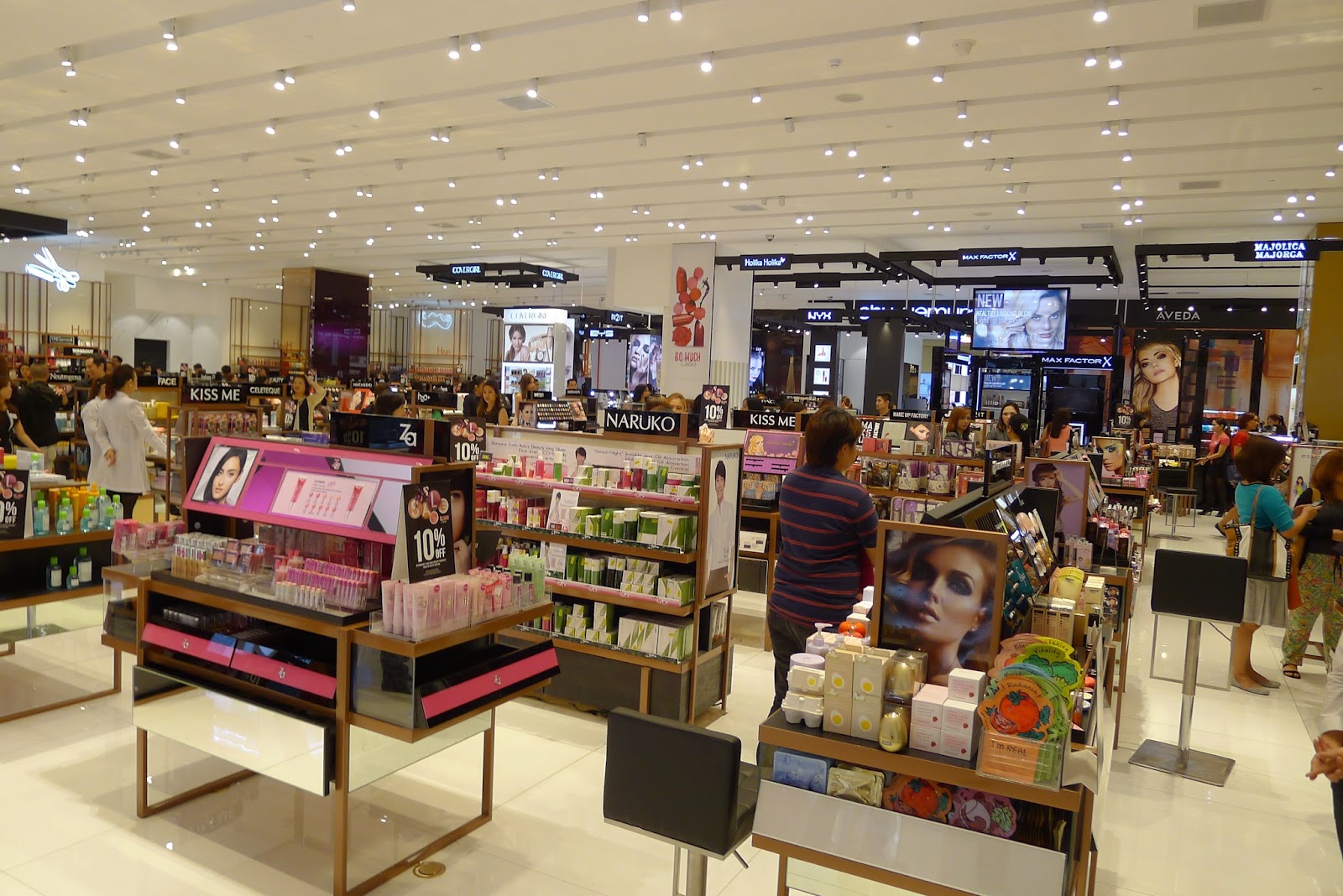 The New SM Store Beauty section in SM Makati | Tina Villa