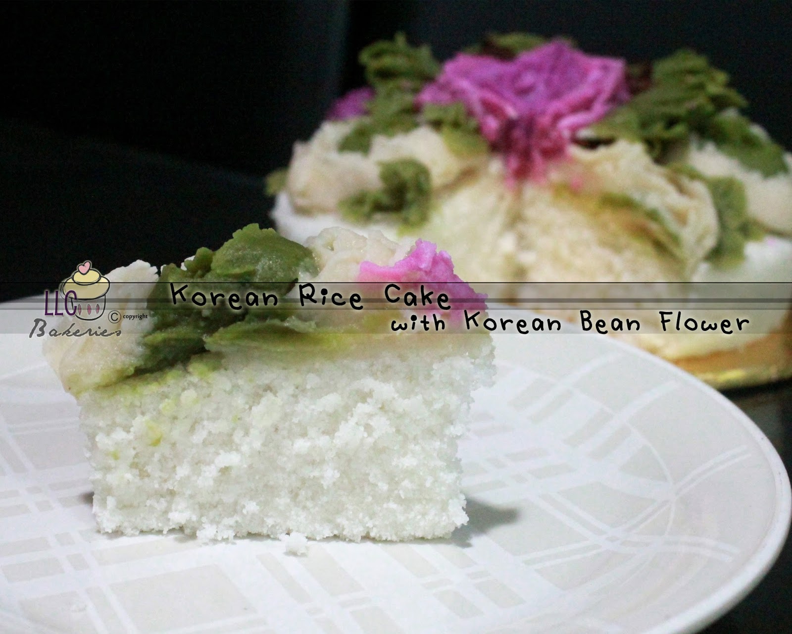 LLC Bakeries: Korean Rice Cake @ Baekseolgi with Korean Bean Flower ...