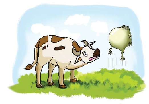 The cow and the frog | Stories for kids
