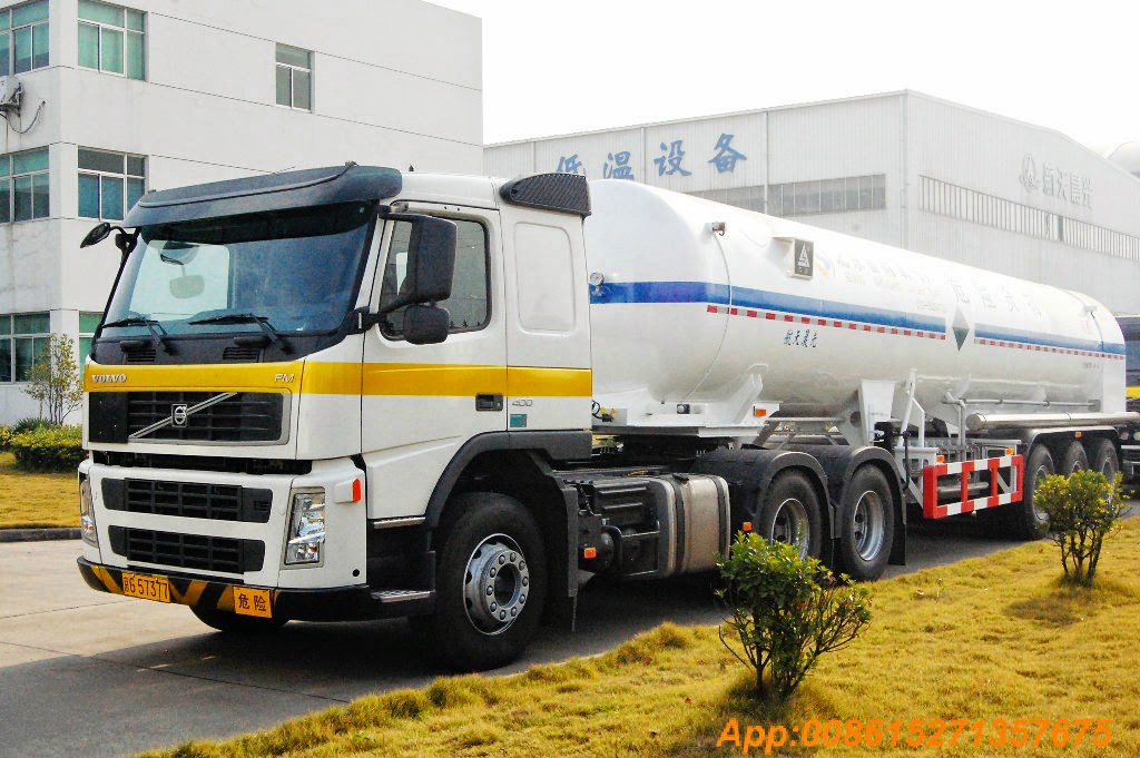 Cryogenic Liquid Tanker for Liquid ethene/liquid argon/LO2/LPG/LNG/LN2 ...