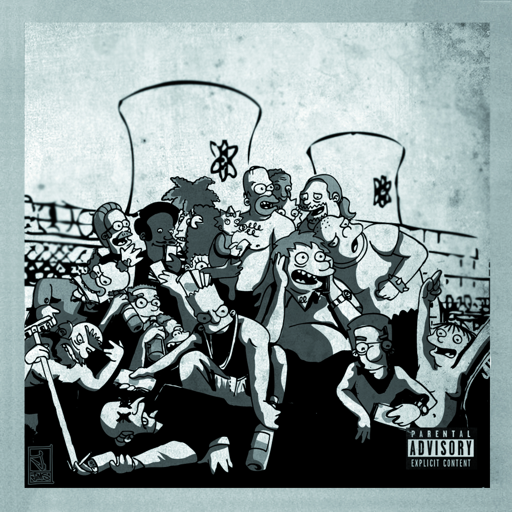 JJIMS.ILLUSTRATEUR: TRIBUTE TO " Kendrick Lamar x The Simpsons