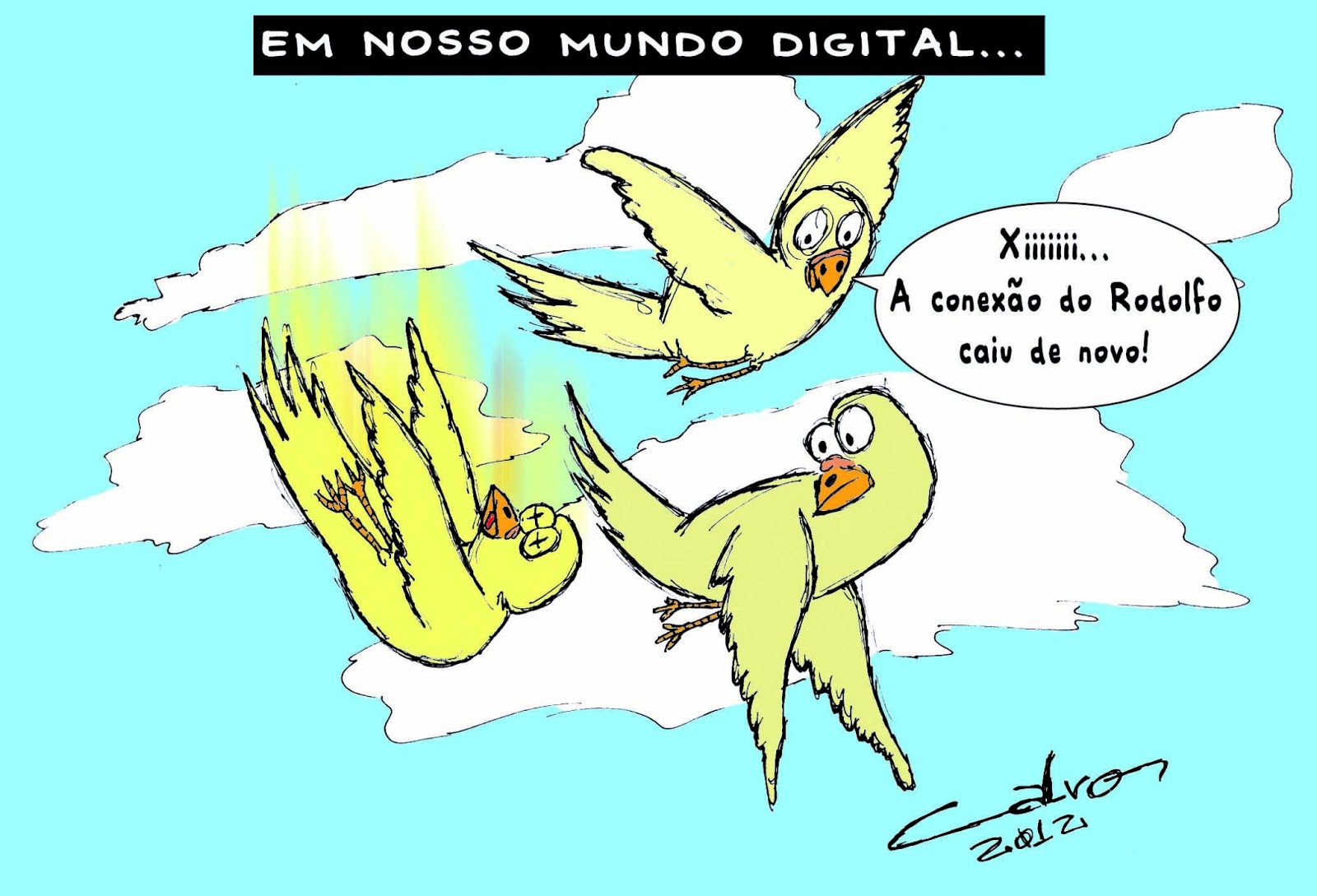 Diego Calvo: Charges, Ilustrações e Tirinhas