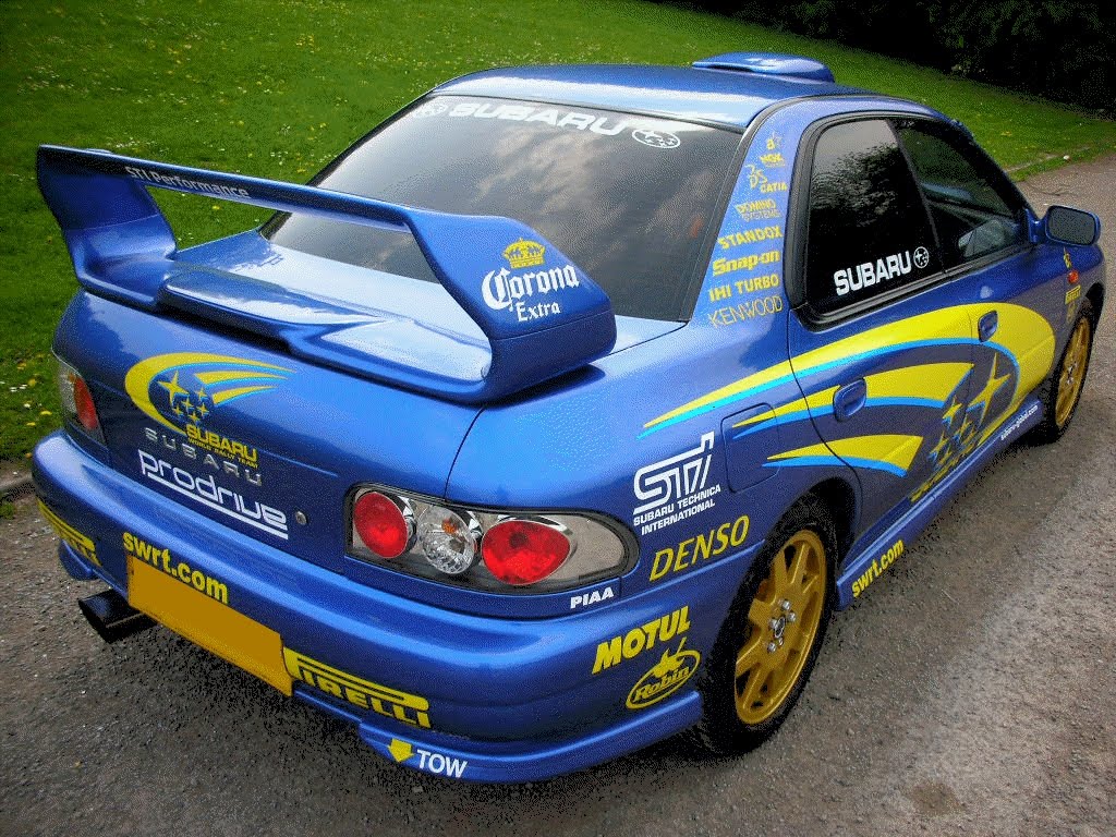 The Green I Signs Blog: Subaru Impreza World Rally Car Graphics ...