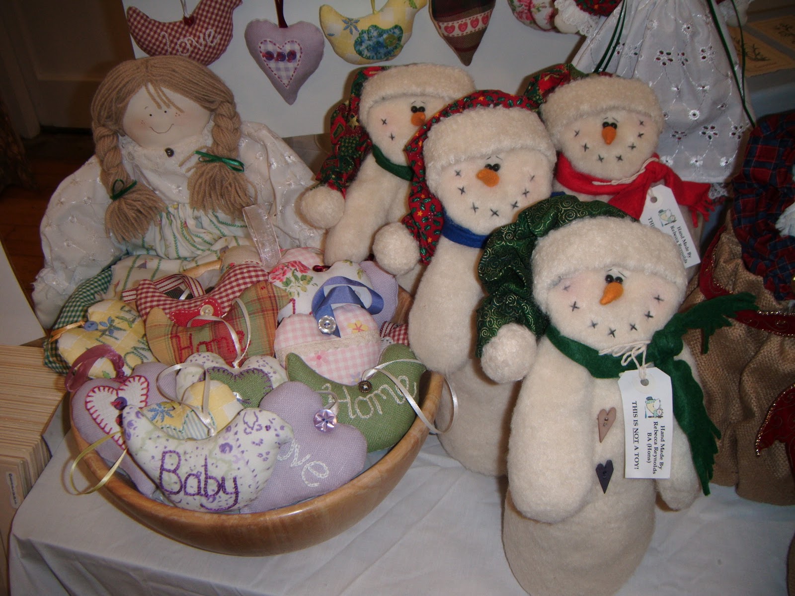Holly's Friends Country Crafts: Fabric Crafts - Christmassy things: