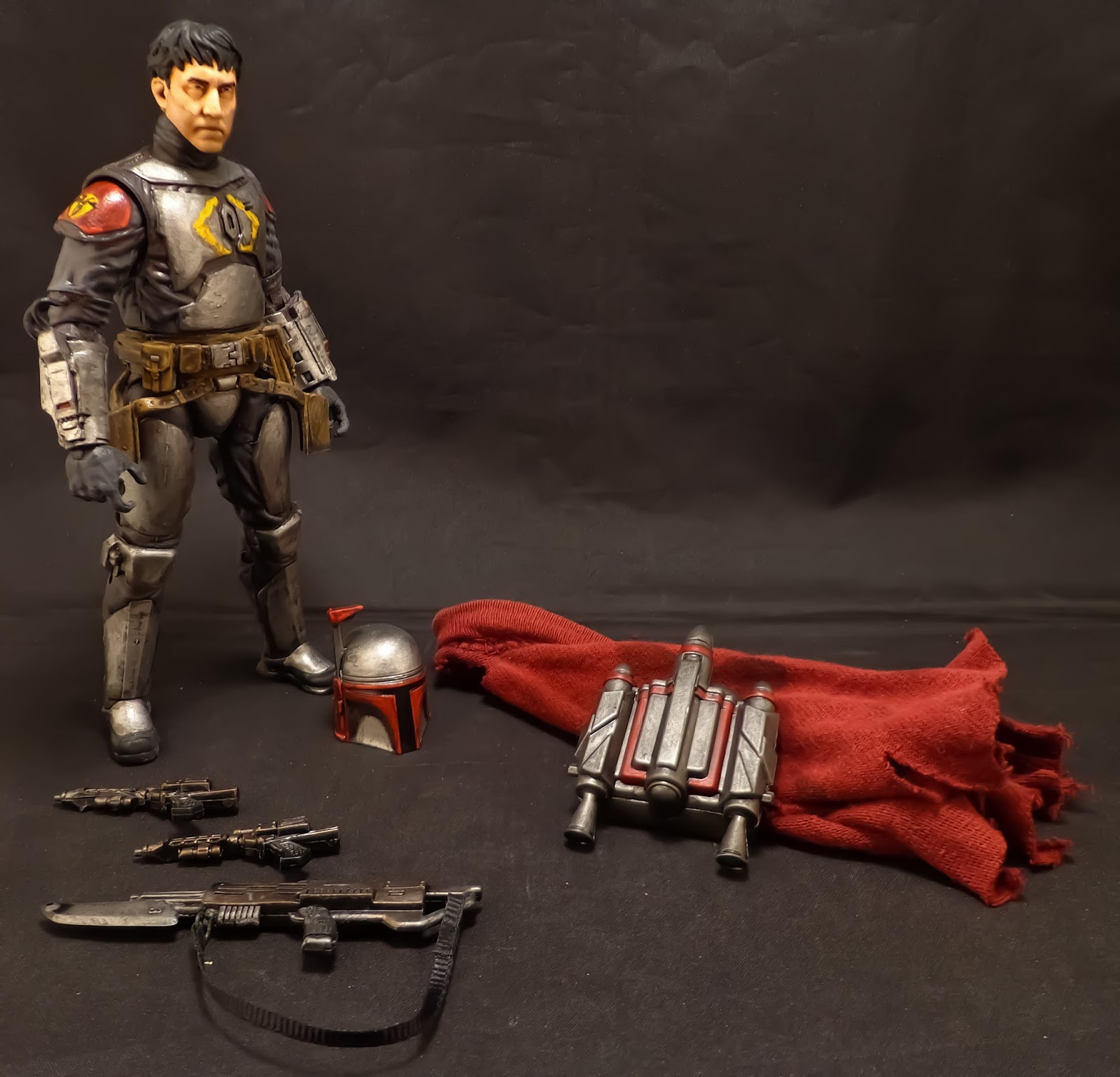 Stronox Custom Figures: Star Wars Black 6": Jaster Mereel