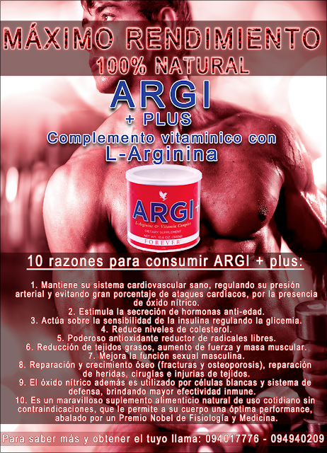 Diez razones para consumir ARGI + PLUS : 2015