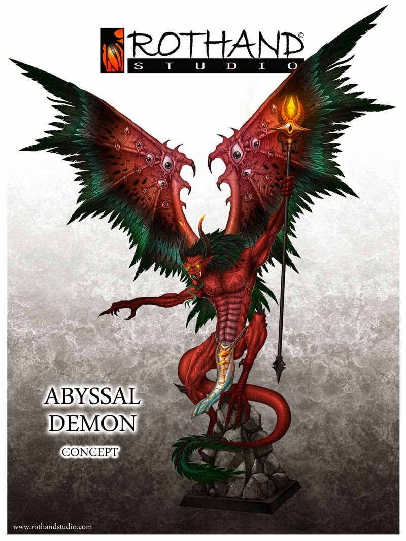 Tabletop Fix: Rothand Studio - Abyssal Demon Preview