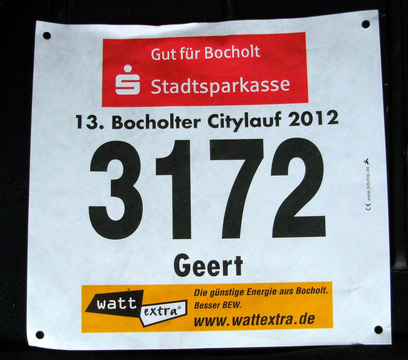 Hardlopen in de Nederlandse- en Duitse grensstreek: Startnummer ...