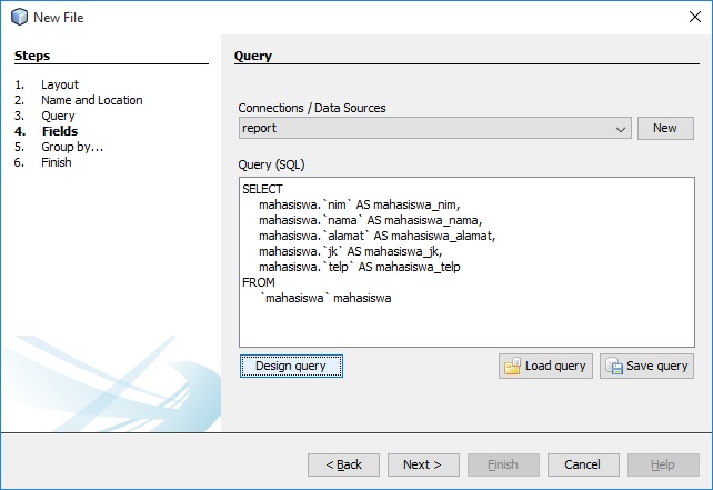 Making Report Using Jasper Report Netbeans Afandi Blog Travelling