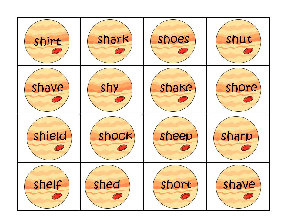 A Speechie's World: Tic-Tac-Toe SH and CH