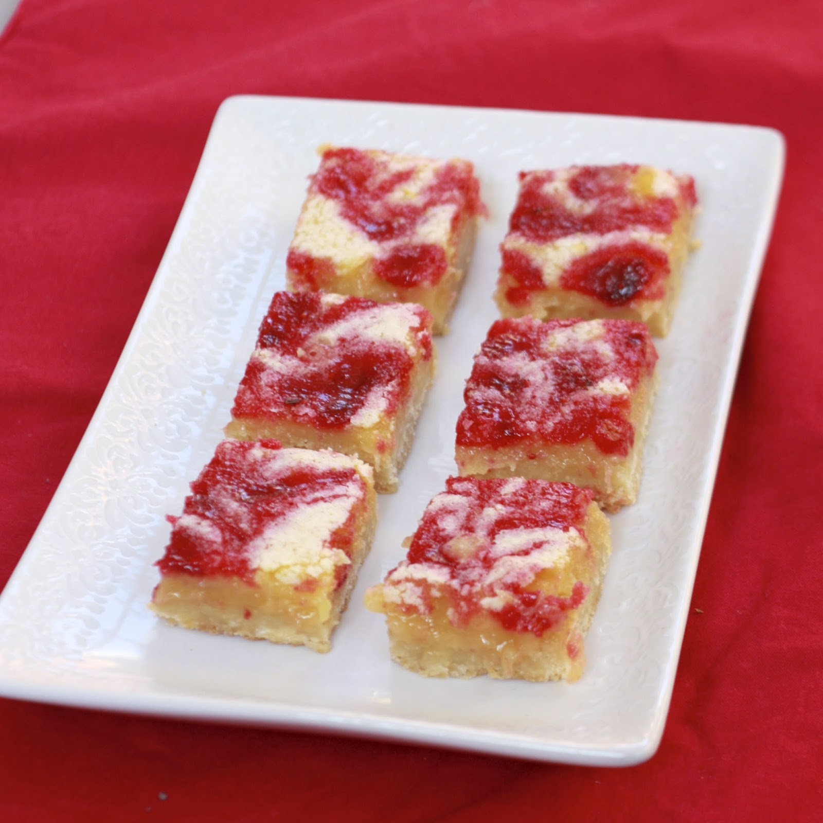 Lemon Cranberry Pie Bars