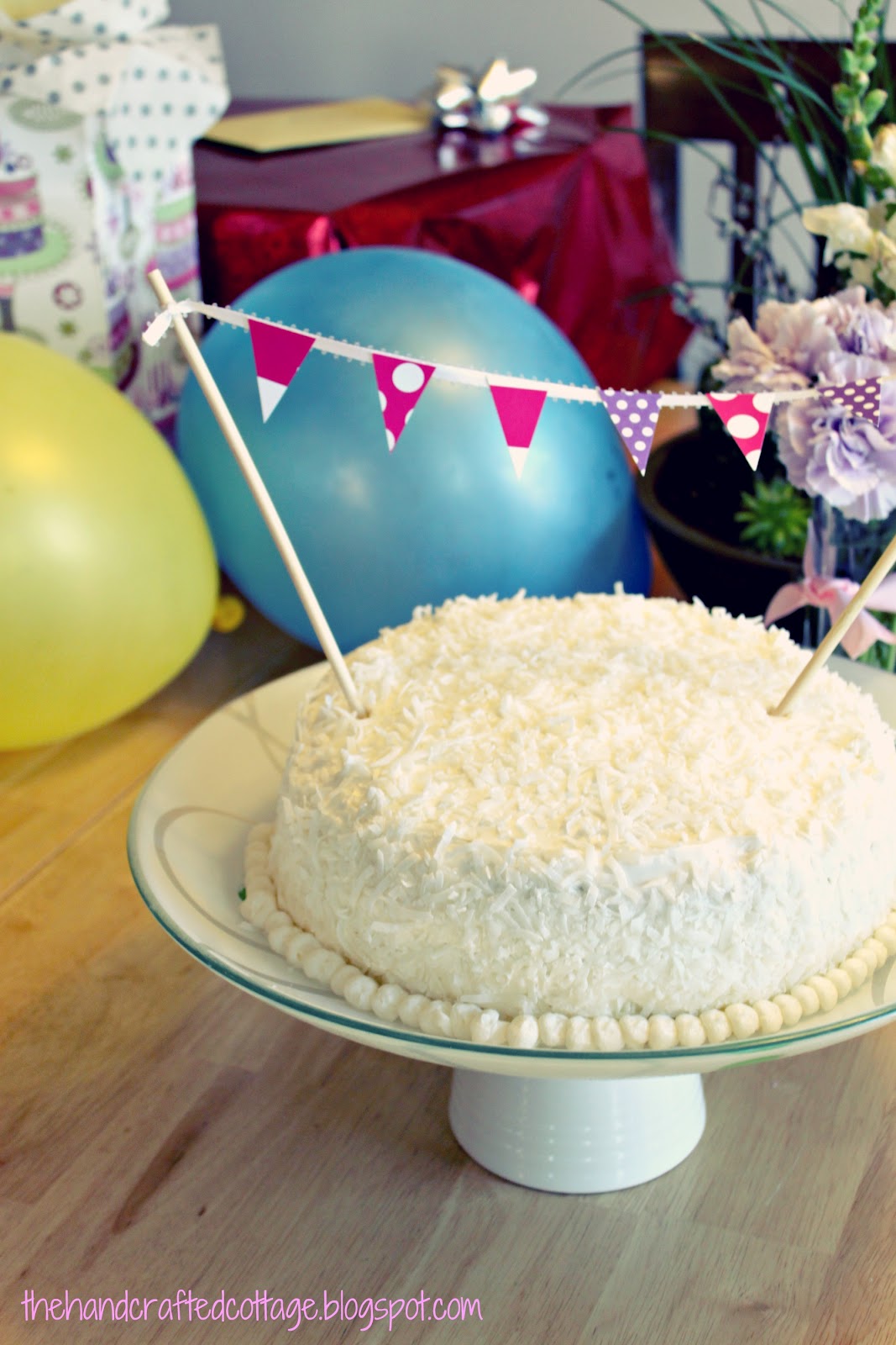 The Hand Crafted Cottage: Celebrating with Cake and a CONTEST!
