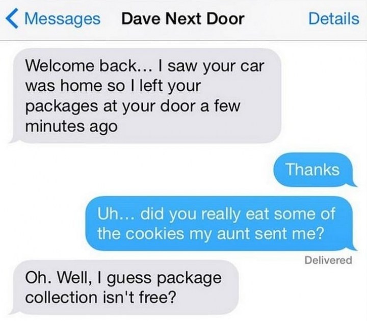 30 Hilariously Brutal Texts From Annoying Neighbors - LOLSPOT