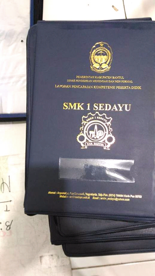 Spesial Jasa Cetak Sampul Raport - Map Raport k13 | Map Ijazah | Sampul ...