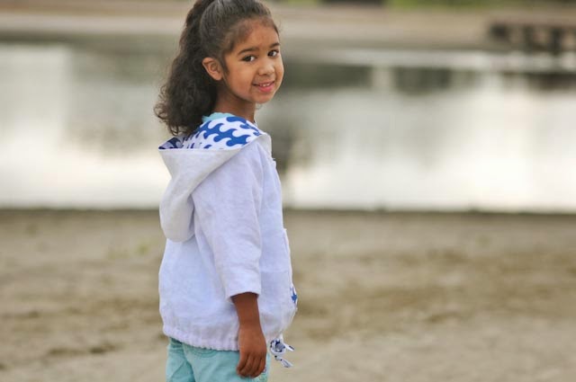 so-cal sewing mom: Happy Homemade - A Beachy Pull Over Parka...