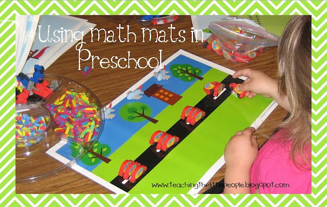 Teaching The Little People: Math Mats in Preschool