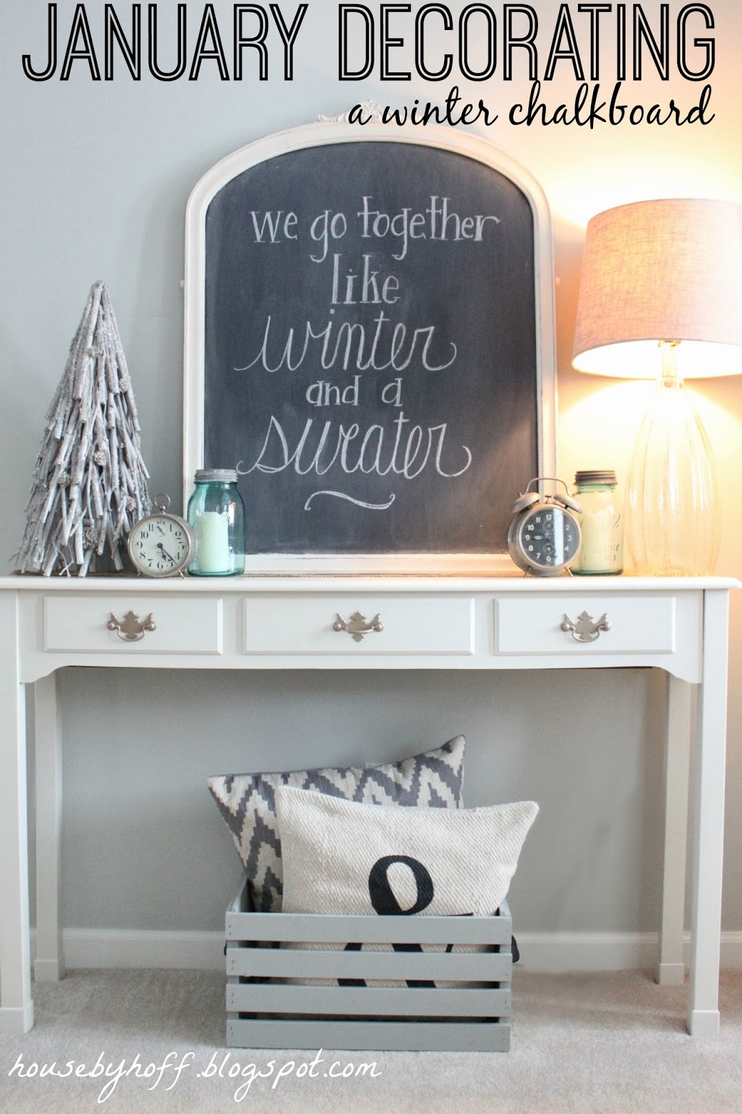 January Decorating A Winter Chalkboard Showcasing Your Collections january-decorating-a-winter-chalkboard-showcasing-your-collections