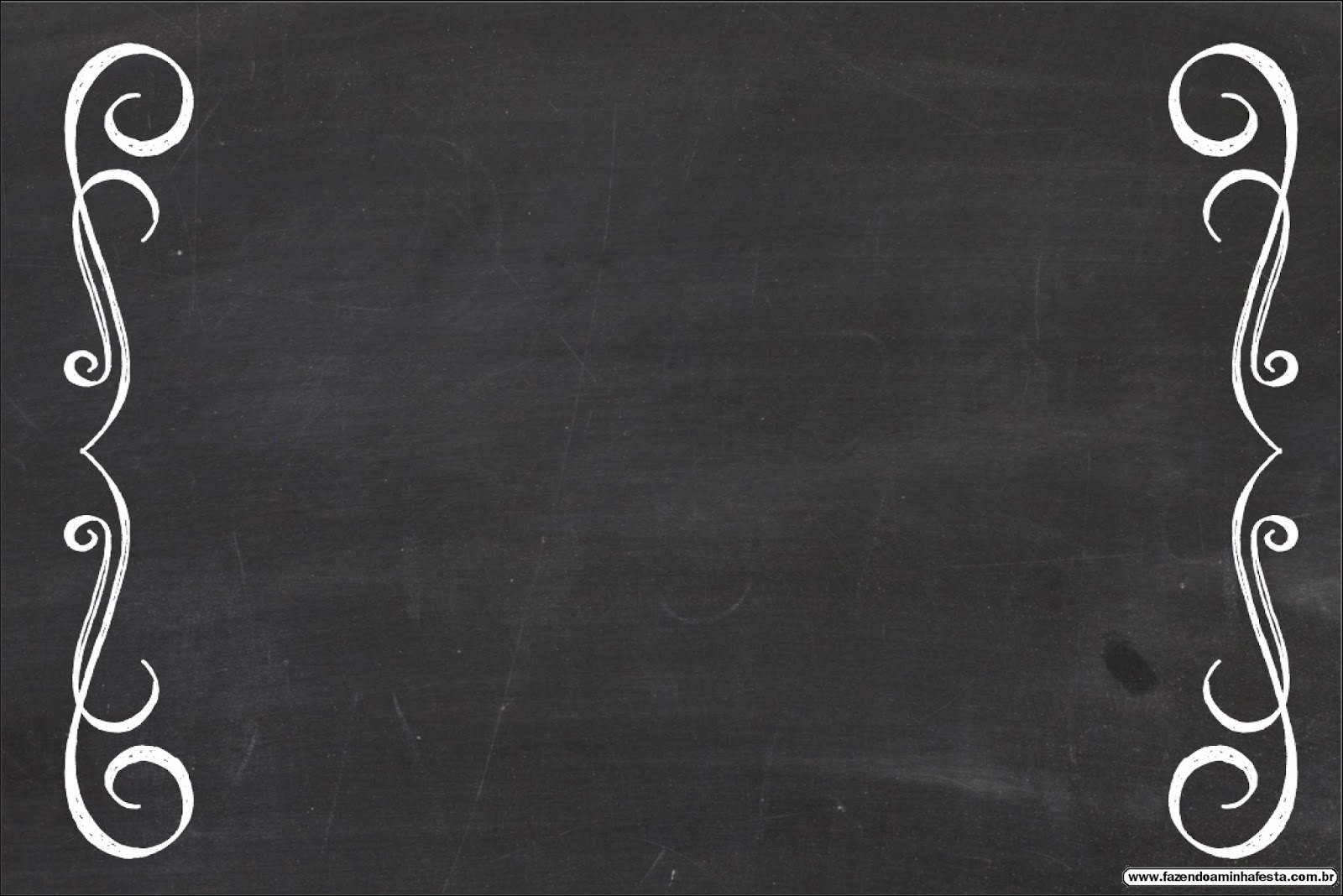 Blackboard Style: Free Printable Invitations. | Oh My Fiesta For Ladies!