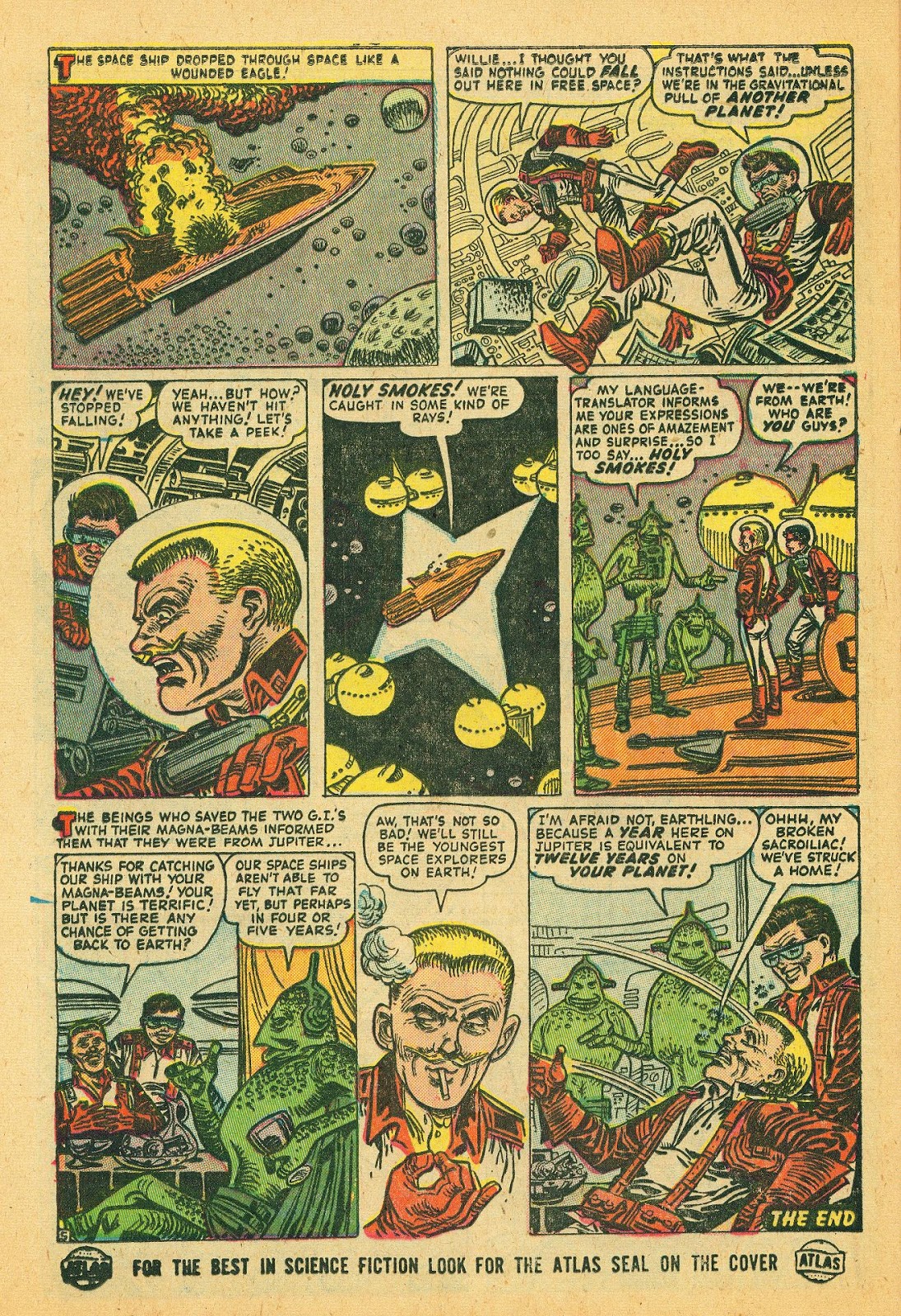 Last of the Spinner Rack Junkies: Speed Carter SPACEMAN by Joe Maneely 1953