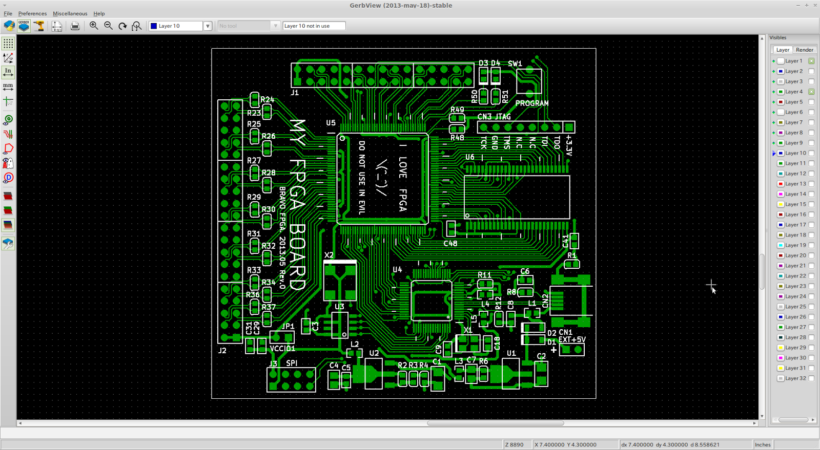 BRAVO FPGA: my_FPGA_BOARD 2 （基板発注）