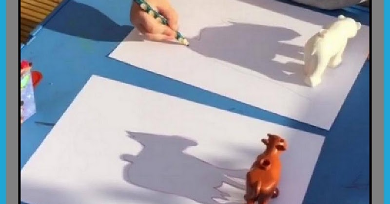 DIY And Household Tips: Use Dollar Store Toys As 'shadow templates ...