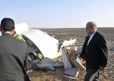 Egyptian Chronicles: Russian Plane Crashes in Middle of Sinai #7K9268 ...
