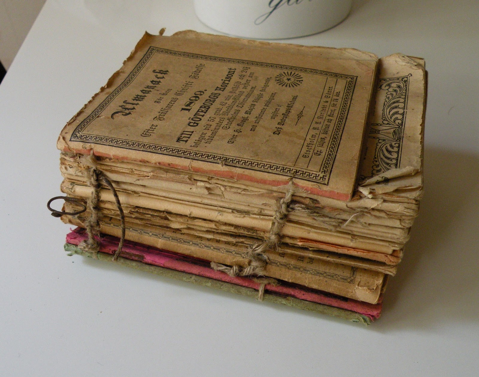 Edso syhörna: Gamla almanackor