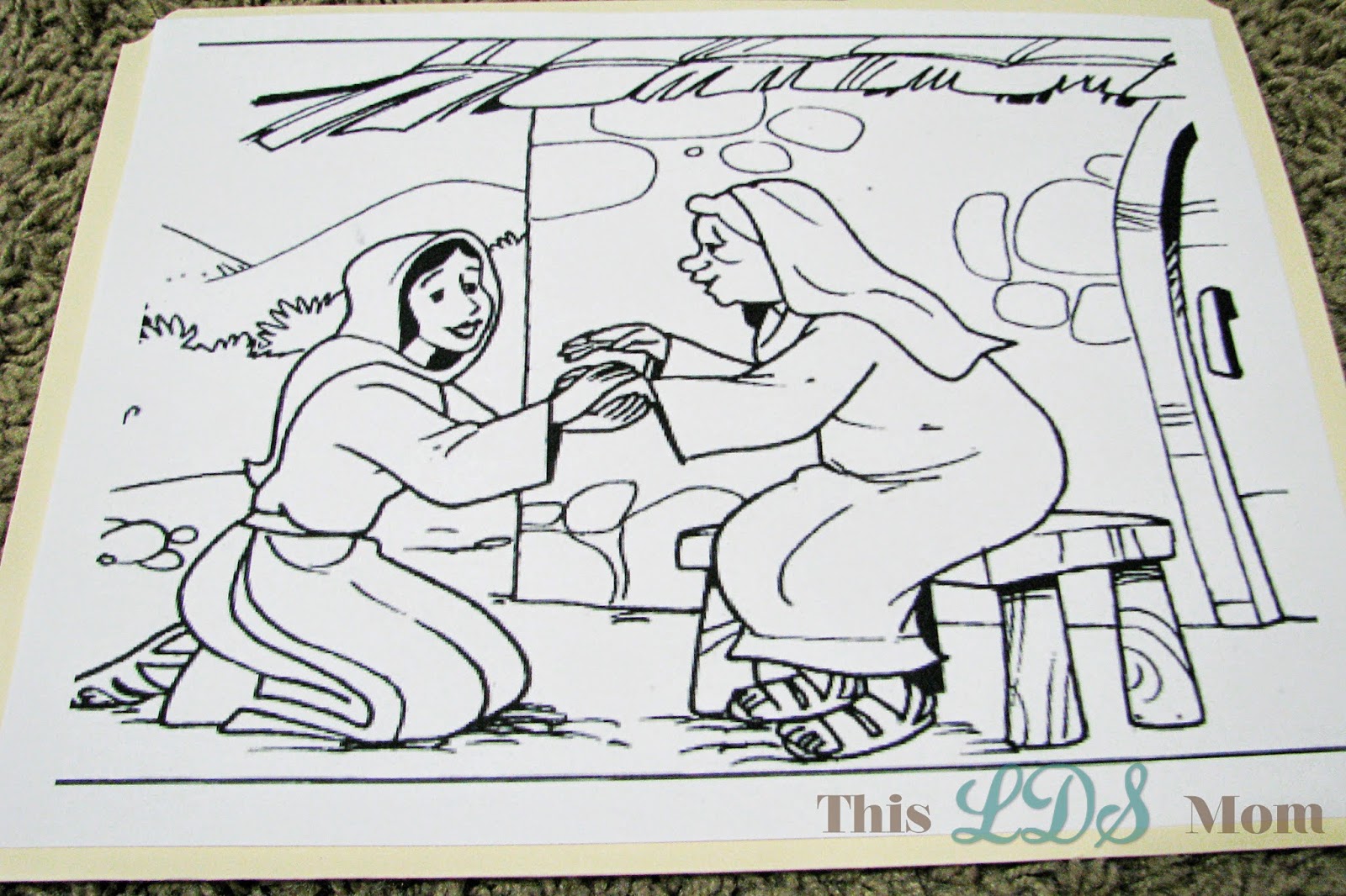 Bible Coloring Pages Of Ruth And Naomi