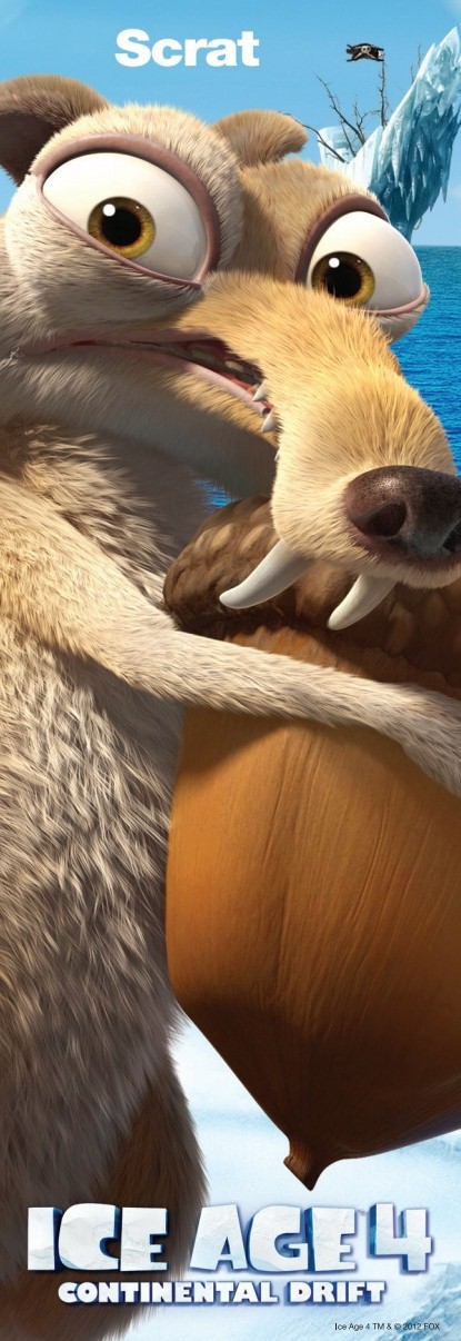 Ice Age 4 Continental Drift New Clips and Posters : Teaser Trailer