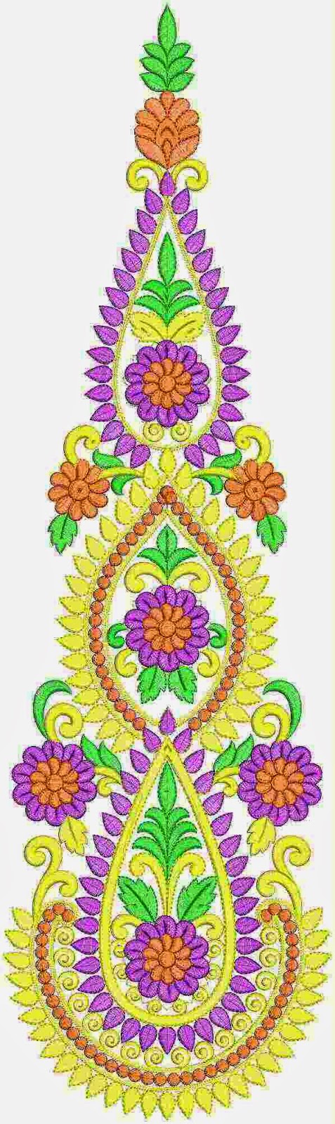 Embdesigntube: Fashion Popular Kali Patch Designs For Heavy Dresses