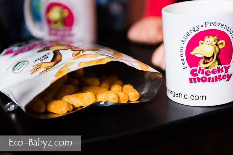 Eco-Babyz: Cheeky Monkey Organic Peanut Snacks Review & Giveaway