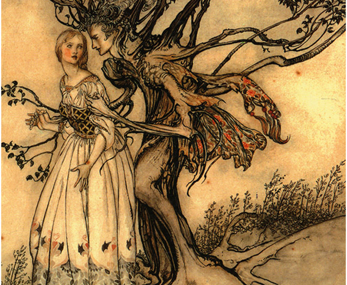 Arthur Rackham Snow White