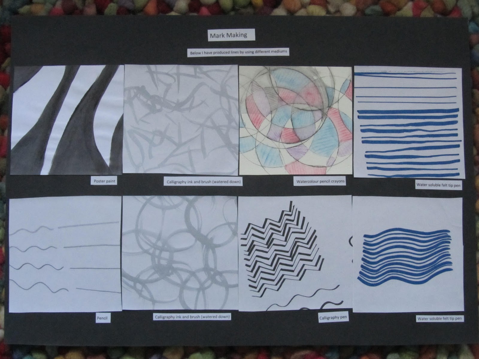 MrsJonesMakes: City and Guilds: Lines and Mark Making