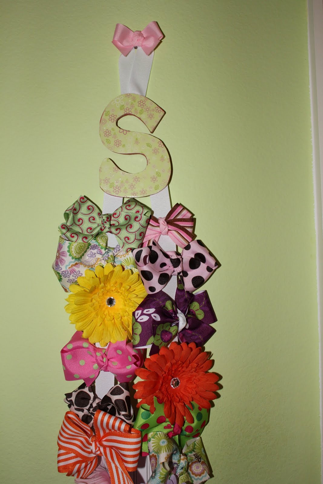 simply made with love: Scrapbook Bow Holder Tutorial