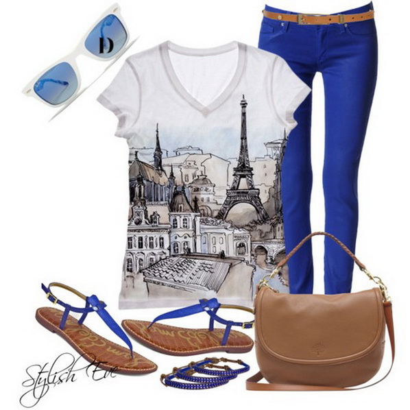 Blue Spring Summer 2013 Outfits for Women | stylish