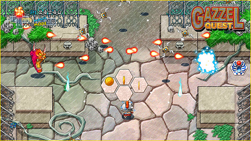 Indie Retro News: Gazzel´s Quest - Arcade Fantasy Shooter