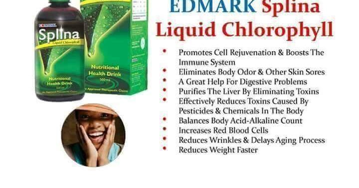 EDMARK KENYA PRODUCTS: EDMARK SPLINA LIQUID CHLOROPHYLL KENYA